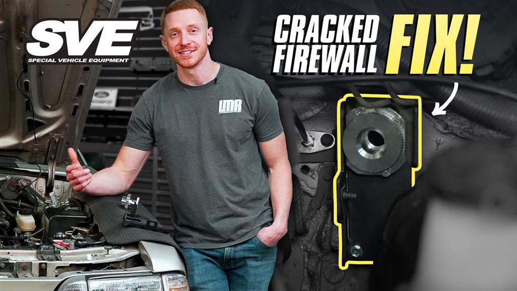 SVE Mustang Clutch Cable Firewall Reinforcement Kit (82-93)