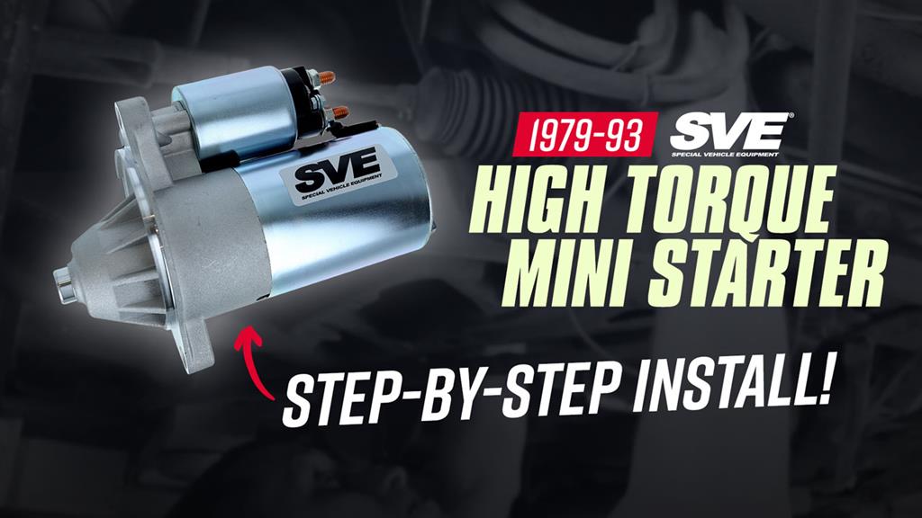 SVE Mustang High Torque Mini Starter (79-93) 5.0|5.8