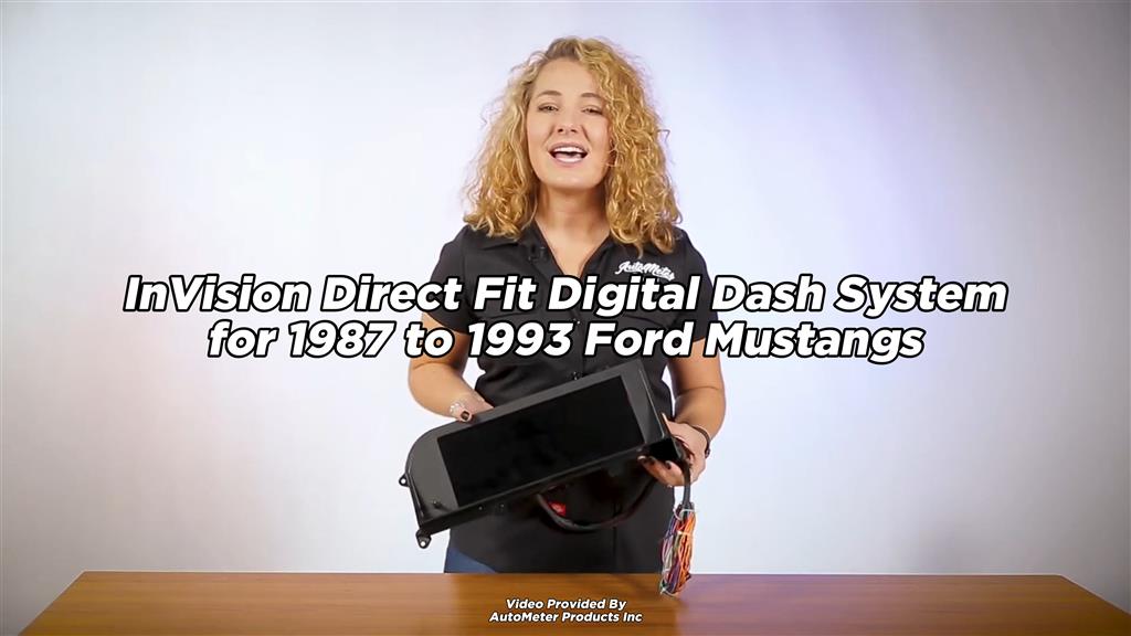 AutoMeter Fox Body Mustang Invision LCD Digital Dash Kit | 87-93 -7007