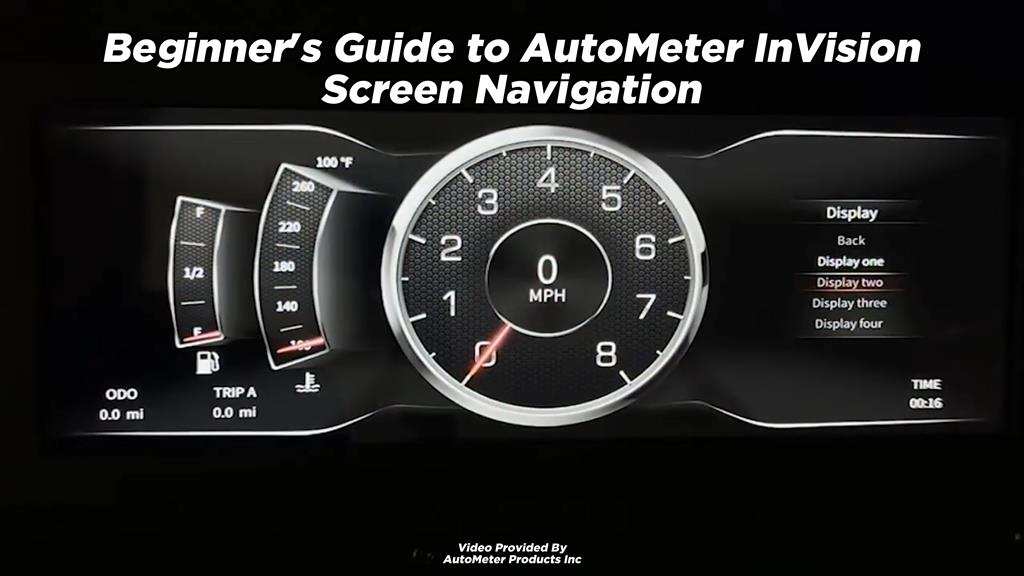 AutoMeter Fox Body Mustang Invision LCD Digital Dash Kit | 87-93 -7007