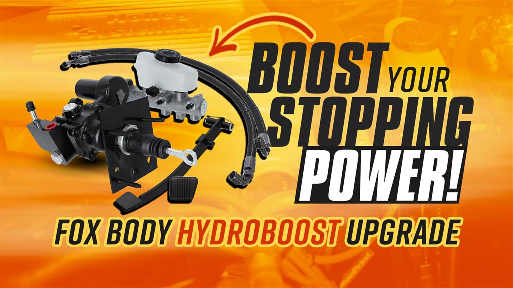 SVE Mustang Hydroboost Conversion Kit - Modular/Coyote - Auto Pedal (79-93)
